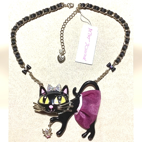 Betsey Johnson | Jewelry | New Betsey Johnson Enchanted Forest Black ...